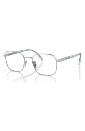 Prada 53mm Rectangular Optical Eyeglasses