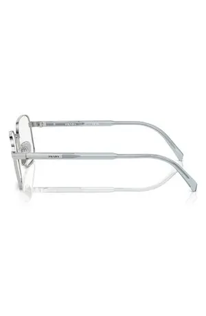 Prada 53mm Rectangular Optical Eyeglasses
