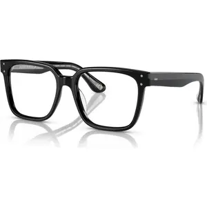 Oliver Spencer 53mm Square Optical Glasses - Black