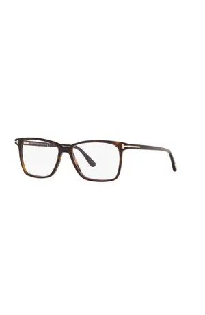 TOM FORD 55mm Irregular Eyeglasses - Brown