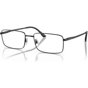 Giorgio Armani 59mm Rectangle Optical Glasses - Black
