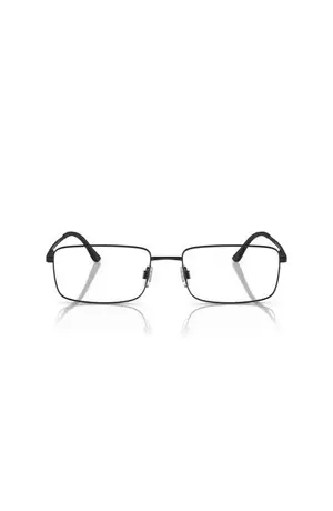 Giorgio Armani 59mm Rectangle Optical Glasses - Black