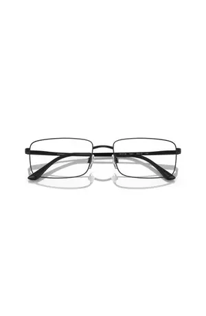 Giorgio Armani 59mm Rectangle Optical Glasses - Black