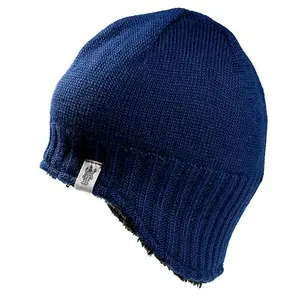 NIRVANNA DESIGNS Wool Beanie With Sherpa Lining - Teal