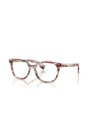 Burberry 51mm Square Eyeglasses - Multicolor
