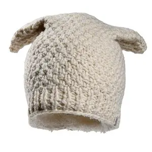NIRVANNA DESIGNS Bear Ear Beanie - White