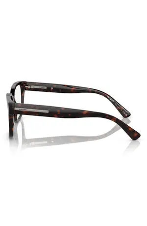 Prada 54mm Rectangle Full Rim Eyeglasses