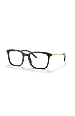 Dolce & Gabbana 54mm Square Full Rim Optical Glasses - Black