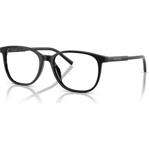 Dolce & Gabbana 51mm Rectangle Full Rim Optical Glasses - Black