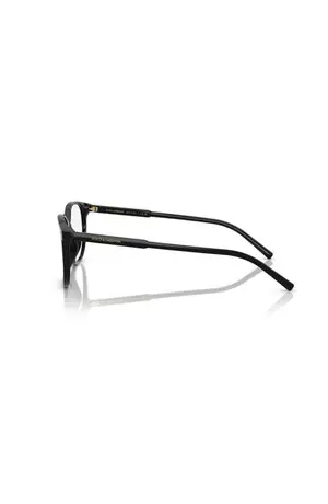 Dolce & Gabbana 51mm Rectangle Full Rim Optical Glasses - Black