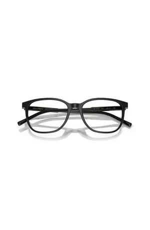 Dolce & Gabbana 51mm Rectangle Full Rim Optical Glasses - Black