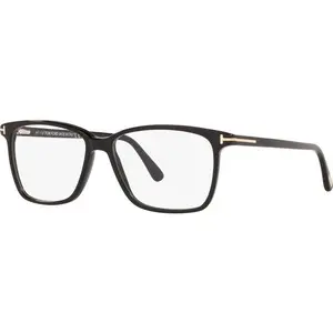 TOM FORD 55mm Irregular Eyeglasses - Black