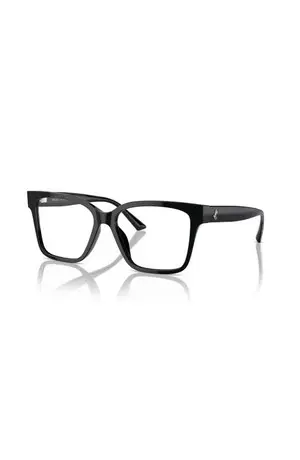 JIMMY CHOO 53mm Rectangle Eyeglasses - Black