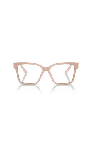 JIMMY CHOO 53mm Rectangle Eyeglasses - Pink