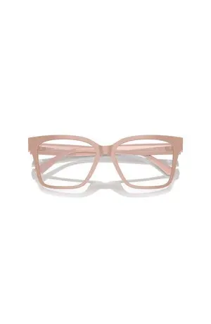 JIMMY CHOO 53mm Rectangle Eyeglasses - Pink