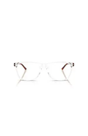 Armani Exchange 54mm Rectangle Eyeglasses - Transparent