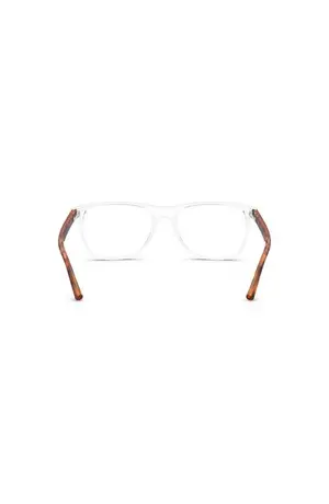 Armani Exchange 54mm Rectangle Eyeglasses - Transparent