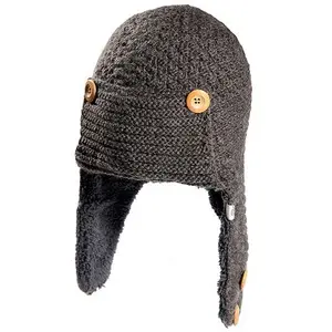 NIRVANNA DESIGNS Wool Trapper Hat Tweed