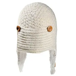 NIRVANNA DESIGNS Wool Trapper Hat - White