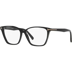 TOM FORD 56mm Cat Eye Eyeglasses - Black