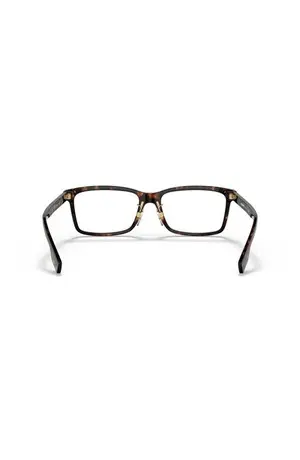 Burberry 56mm Rectangle Full Rim Eyeglasses