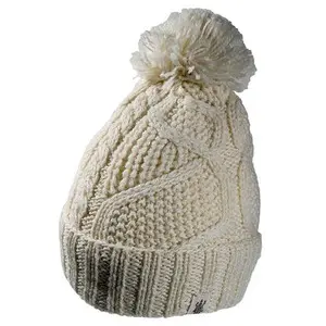 NIRVANNA DESIGNS Cedar Textured Beanie White