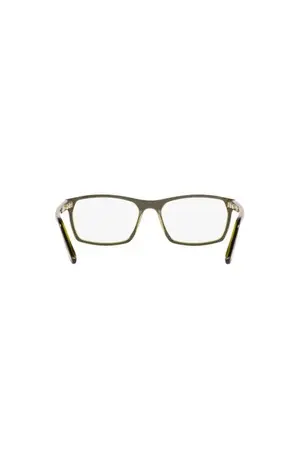 TOM FORD 56mm Full Rim Rectangle Eyeglasses - Green