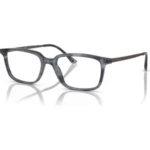 Giorgio Armani 55mm Rectangle Optical Glasses - Blue