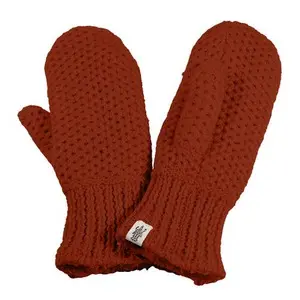 NIRVANNA DESIGNS Kent Knitted Mittens Rust