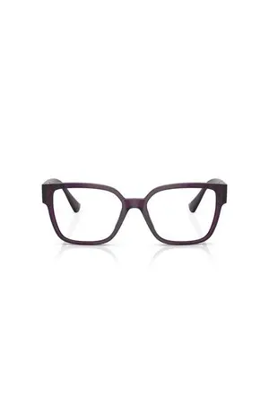 Versace 54mm Square Full Rim Eyeglasses