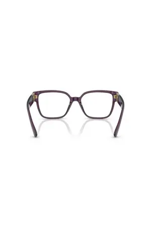 Versace 54mm Square Full Rim Eyeglasses