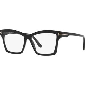 TOM FORD 54mm Square Eyeglasses - Black