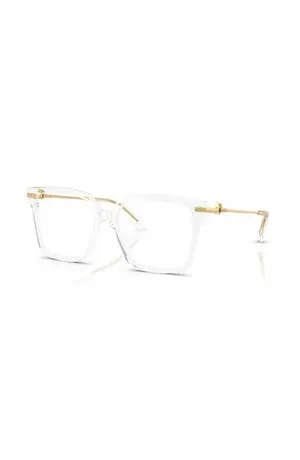 Dolce & Gabbana 54mm Square Optical Glasses - Transparent