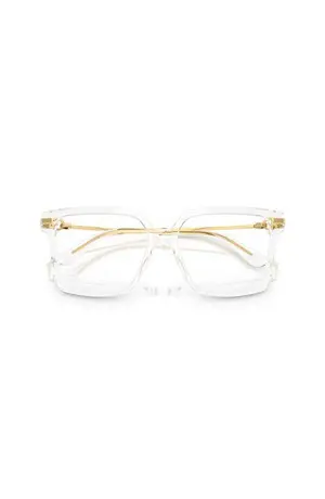 Dolce & Gabbana 54mm Square Optical Glasses - Transparent