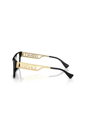 Versace 55mm Rectangle Optical Glasses