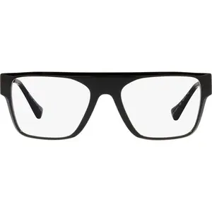 Versace Rectangle Eyeglasses - Black