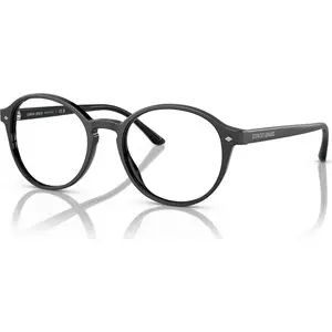 Giorgio Armani 49mm Phantos Optical Glasses - Black
