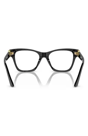 Versace Irregular Optical Glasses With Greek-key Hardware