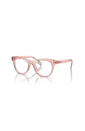 Burberry 44mm Cat Eye Optical Glasses - Pink