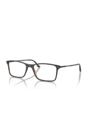 Giorgio Armani 55mm Rectangle Eyeglasses - Grey