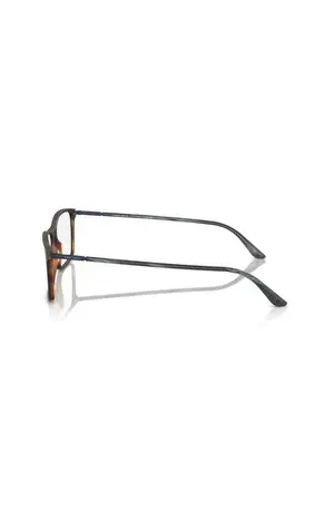 Giorgio Armani 55mm Rectangle Eyeglasses - Grey