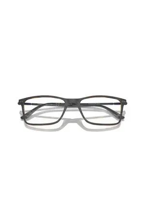 Giorgio Armani 55mm Rectangle Eyeglasses - Grey