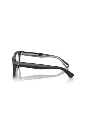 Oliver Spencer 51mm Rectangle Optical Glasses - Black