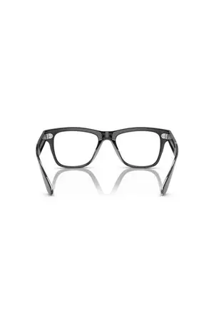 Oliver Spencer 51mm Rectangle Optical Glasses - Black