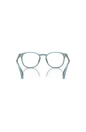 Oliver Spencer 49mm Full Rim Round Eyeglasses