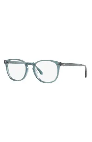 Oliver Spencer Finley Esquire Square Optical Glasses - Blue