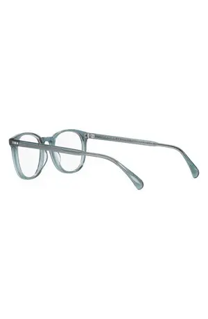 Oliver Spencer Finley Esquire Square Optical Glasses - Blue
