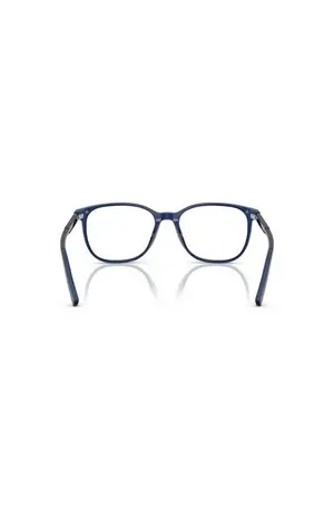Dolce & Gabbana 53mm Rectangle Eyeglasses - Blue