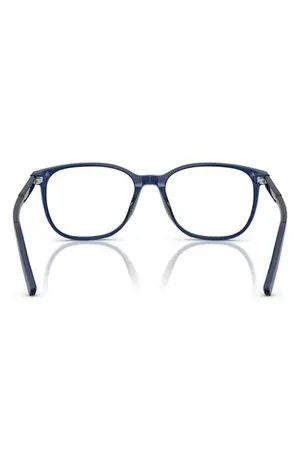 Dolce & Gabbana 53mm Pillow Optical Glasses - Transparent Blue/demo Lens