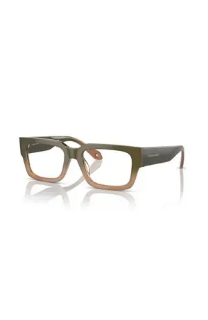 Giorgio Armani 53mm Rectangle Eyeglasses - Green